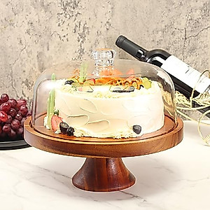 CherHome Square Cake Stand (Wood)