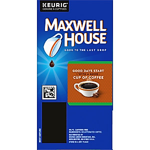 Maxwell House Decaf Coffee Single Serve K Cups, 24 Count