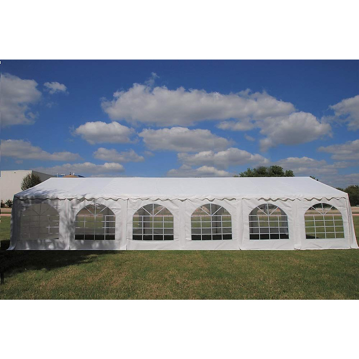 DELTA 40'x20' Budget PE Tents for Parties, Party Tent, Wedding Tent,Outdoor Event Canopy,Outdoor Canopy, carpas para Fiestas with Waterproof Top Cover, Removable Window Walls
