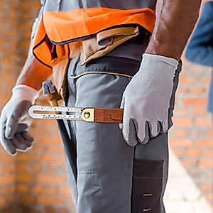 DOITOOL 1PCS 9 Inch Sliding T-Bevel Gauge Woodworking T Bevel Angle Finder with Hardwood Handle and Metric Marks