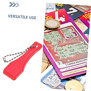 ifundom 20 Pcs Handy Ticket Scratcher Tool Convenient Plastic Scraper for Labels and Stickers Multi-Purpose Scraper Scraper