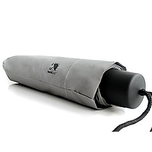 Suck UK | Compact Reflective Umbrella | Reflects Even the Smallest Amount of Light | Stay Safe in Poor Visibility | Lightweight Windproof Umbrella | High Visibility Umbrella