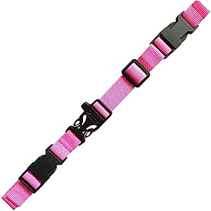 HDHYK Backpack Chest Strap- Nylon - Adjustable Universal (Pink )