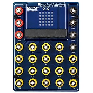 Banana Socket GPIO Breakout Board for Micro:bit Microbit