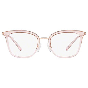 Michael Kors MK3032-3417 Eyeglass Frame COCONUT GROVE ROSE GOLD/PINK TRANSPARE w/DEMO LENS 51mm