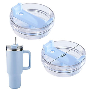 Jasilon 40 Oz Tumbler Replacement Lids, Tumbler Accessories Compatible with 40 Oz, Quencher H1.0, Replacement Tumbler Lids Fit for Stainless Steel Tumbler with handle, Travel Tumbler