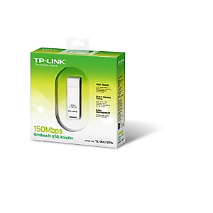 TP-Link Wireless N150 USB Adapter,150Mbps, w/WPS Button, IEEE 802.1b/g/n, WEP, WPA/WPA2 (TL-WN727N)
