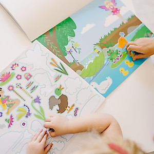 Melissa & Doug Reusable Sticker Pad: Fairies - 200+ Stickers