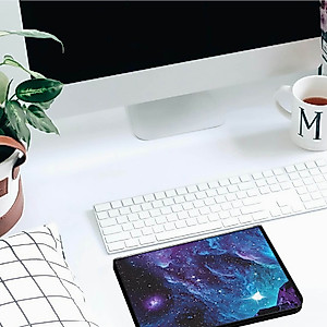 AIRWEE Case for Microsoft Surface Duo Case,Surface Duo Leather Case 2020, Ultra Slim Hard PC Back Case Protective Fold Cover Case for Microsoft Surface Duo,Starry Sky