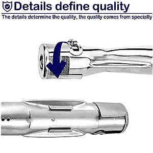 YOUFIRE Grill Burner Tube 19.5 Inch Replacement for Weber Genesis 300 Series, Genesis E310 E320 E330 S310 S320 S330 Gas Grills, 62752 LP 3 Burners Tube Set Fits Up Front Control