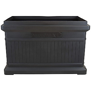 RTS Companies Inc 550200501A7981 Home Accents Parcelwirx Standard Horizontal Delivery Drop Box with Lift Off Lid, Graphite