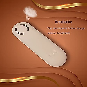 Travel Makeup Brush Holder, Make Up Organizer Bag Case with Magnet Closure, Silicon Portable Cosmetic Brushes Organizer Pouch for Travel (khaki)