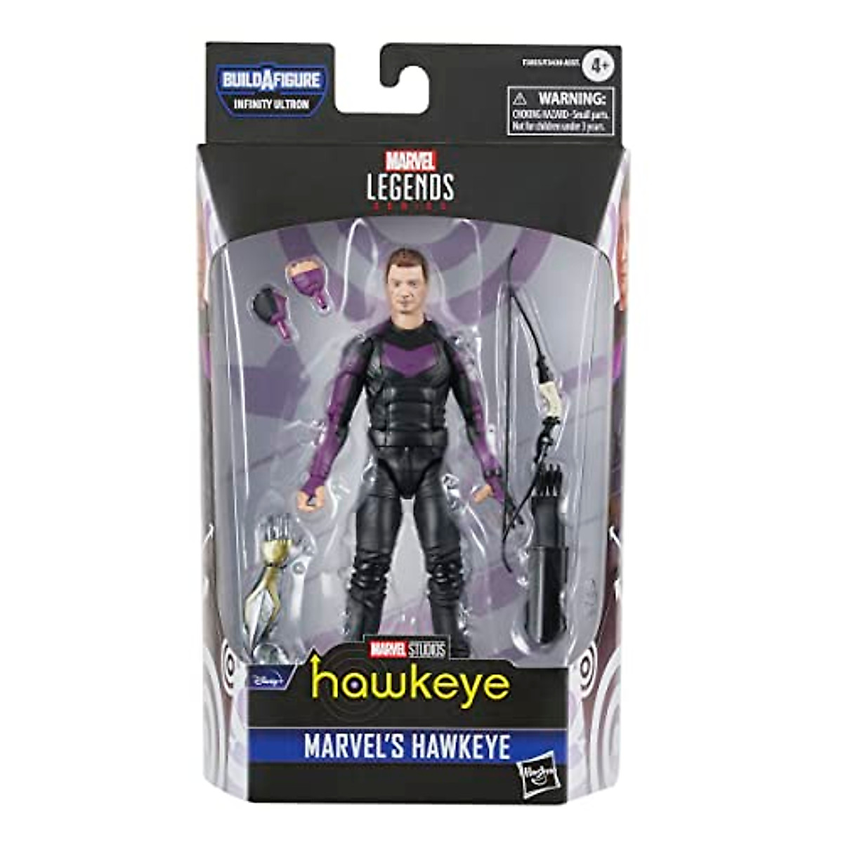 Marvel Legends Series MCU Disney Plus Marvel’s Hawkeye Action Figure 6-inch Collectible Toy, 4 Accessories and 1 Build-A-Figure Part