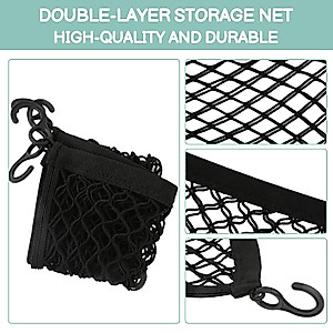 Stroller Wagon Cargo Net, Baby Stroller Organizer Mesh Cargo Net for Extra Storage Space Large Storage Capacity, Stroller Wagon Accessories - Compatible with WONDERFOLD All W-Series Models (2 Pack)