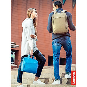 Lenovo Laptop Carrying Case T210, fits for 15.6-Inch Laptop and Tablet, Sleek Design, Durable and Water-Repellent Fabric, Business Casual or School, GX40Q17230 Casual Toploader - Blue