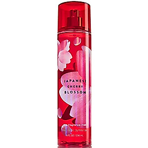 Bath & Body Works Japanese Cherry Blossom Set - Shower Gel 10 oz, Fragrance Mist 8 oz, Body Lotion 8 oz