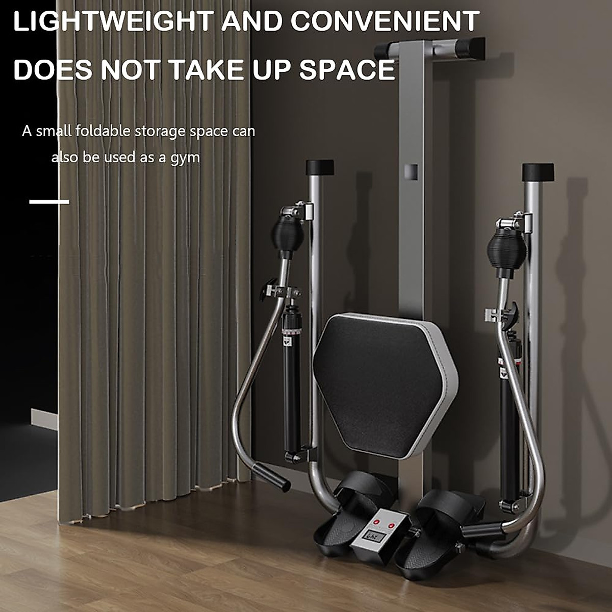 LuusMm Foldable Rowing Machine Equipment for Home Gym, Multifunctional Hydraulic Rowing Machine, Foldable Rowing Machine for Home Fitness Training (Sports Fitness)