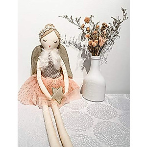 MON AMI Designer Angel Stuffed Doll with Wings 20” Soft Elegant Plush Doll for Little Girls, Use as Toy or Room Decor