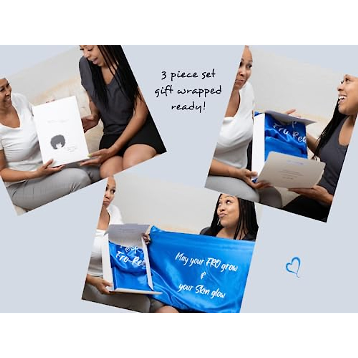 Zeta Phi Beta Sorority Paraphernalia: Satin Bonnets, Satin Pillowcase and Satin Head Scarf - 3 Piece Set; Hair Bonnets for Black Women