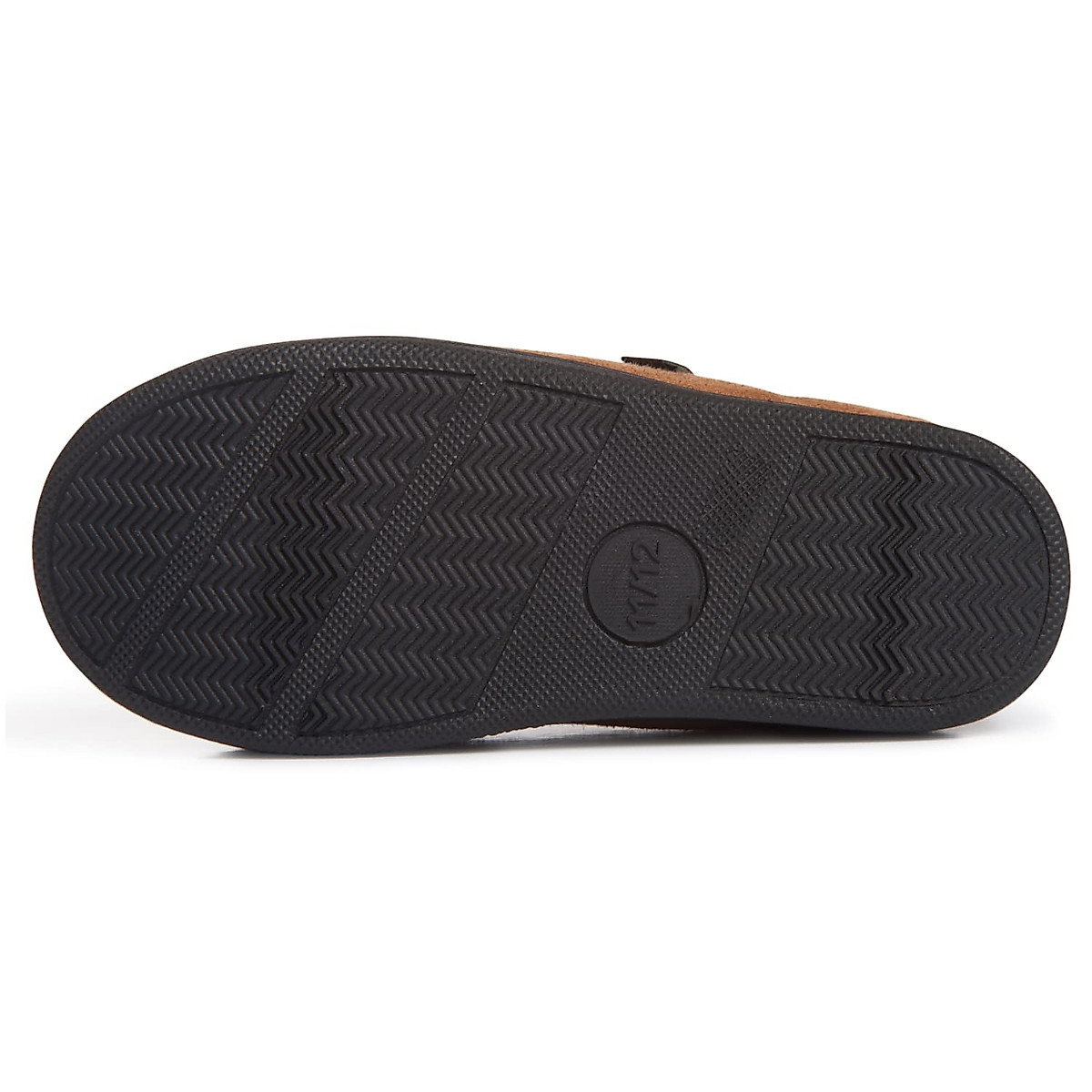 Lucky Brand Boys Memory Foam Microsuede Sherpa Clog Slippers, Fuzzy Non Slip Indoor Outdoor House Shoes, Kids Bedroom Clogs, Tan, Size 11-12