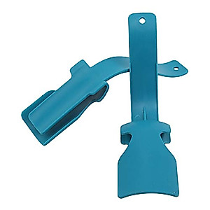 Winwinfly 2pcs Shoe Support Portable Sock Slider - Lazy Shoe Helper,Handled Shoe Horn Shoe Lifting Helper,Easy on Easy Off, Plastic Shoehorn for Men,Women & Kids - Fits for All Shoes