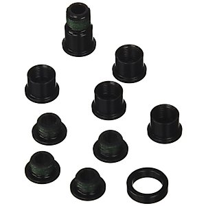 SRAM Red 22 Chainring Bolt Set, Fits Force 22 and Rival 22~ 5 bolts, 4 nuts, 1 spacer