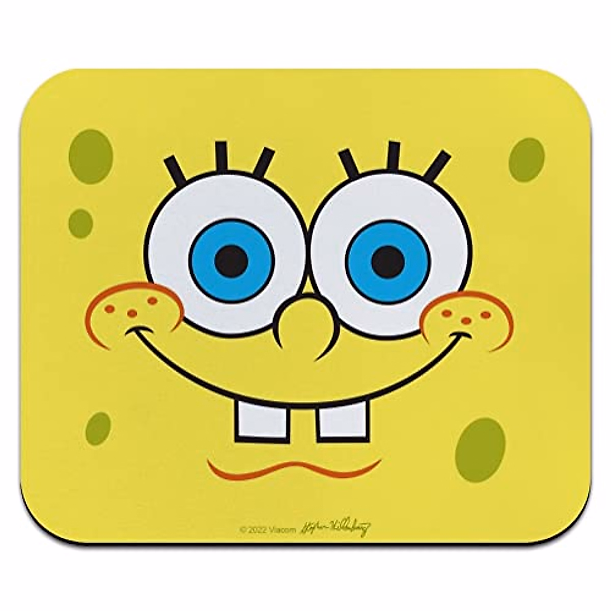 Spongebob Smiling Face Low Profile Thin Mouse Pad Mousepad