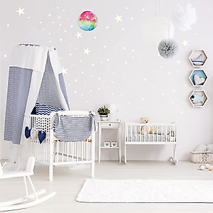 GWHOLE 1085 Pcs Glow in The Dark Stars Stickers Ceiling Wall Decals Moon Stickers for Kids Nursery Bedroom Home Decorations Kids Birthday Gift
