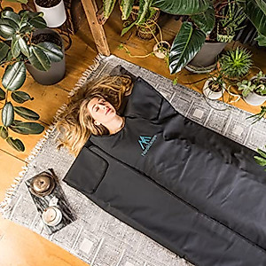 NordikEscape Infrared Sauna Blanket Zero EMF (70"x36") - Far Infrared Blanket Sauna for Detox and Relaxation - infared Sauna Blanket - Infrared Sauna Bag - Sauna Manta - Portable Home Sauna