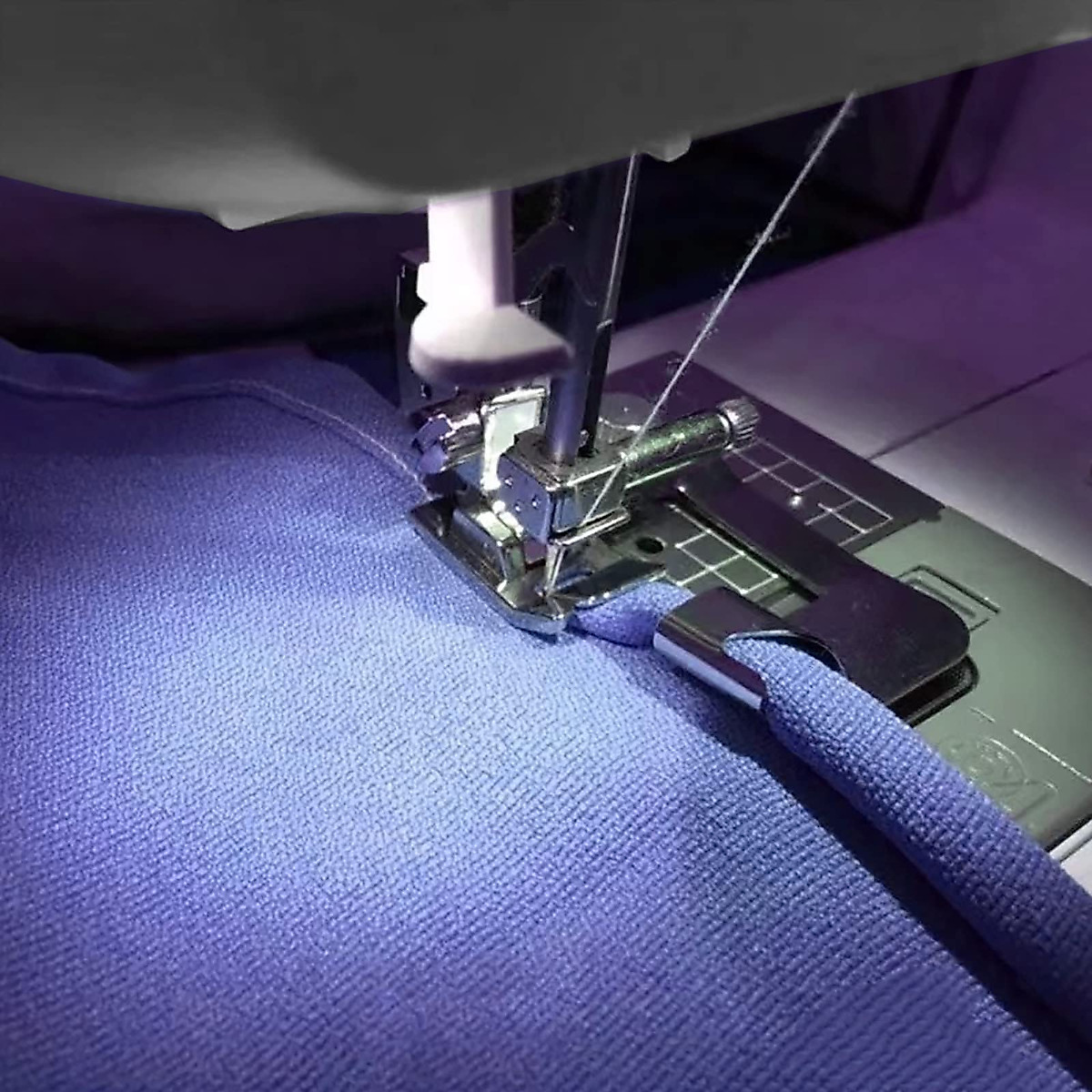 TISEKER 3 Sizes Wide Rolled Hem Pressure Foot Sewing Machine Presser Foot Hemmer Foot Set 1/2 Inch, 3/4 Inch, 1 Inch for Brother Singer and Other Low Shank Sewing Machine