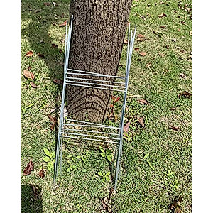 5 Pack Yard Sign Stakes Metal,18'' x 7'' H Frames Yard Stakes for Signs silver