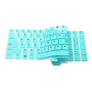 Keyboard Skin Compatible for 2021 2020 Dell Alienware M17 R4 R3 R2 17.3 inch, Dell Alienware Area 51M R2, Dell G7 17 7700 17.3" Gaming Laptop (NOT for Alienware M17 R4 Cherry Mechanical Verison)(Mint)
