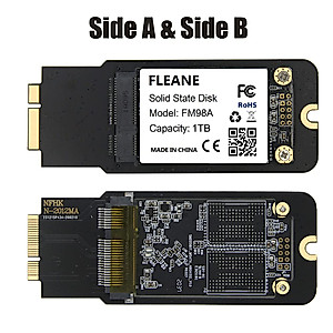 FLEANE FM98A 1TB SSD Compatible with MacBook Pro A1398 A1425 (Late 2012, Early 2013), Includes Installation Tools (1TB)