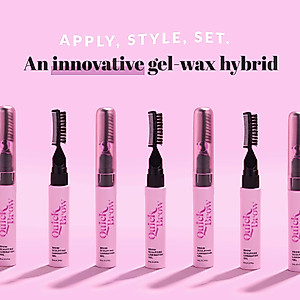 The Quick Flick - Quick Brow 2-in-1 Brow Lamination and Sculpting Gel, Unique Eyebrow Gel and Brow Wax Hybrid Formula, All-Day Hold Brow Gel and Laminate Eyebrow Makeup with Double-Sided Comb, 8 ml