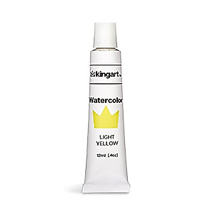 KINGART Studio Watercolor Paint, 12 ml (.4oz), Set of 12 Colors