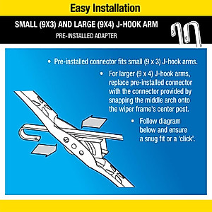 Rain-X 820147 WeatherBeater, 26" and 16" Windshield Wiper Blades - All-Season OEM Quality, Conventional, Vehicle Specific Fit, Pack of 2