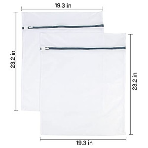 Casaphoria Travel Laundry Bags for Dirty Clothes for Luggage,Large Bra Laundry Bags for Washing Machine,Underwear Mesh Laundry Bags for Delicates(2Pcs,xl)