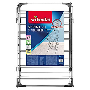Vileda Sprint 3-Tier Indoor Airer, 20 m