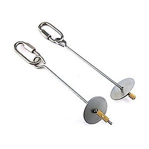 HONBAY 2pcs Parrot Bird Rabbit Hutch Cage Fruit Vegetable Holder Skewer Foraging Toy Animal Treating Tool (S)