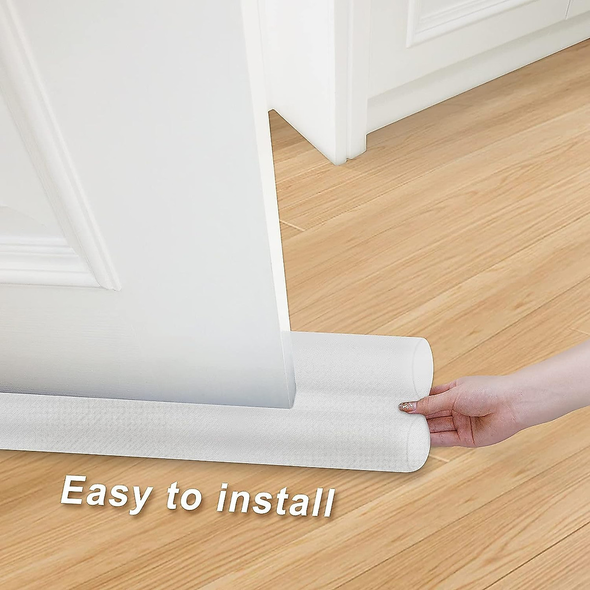 MAXTID Under Door Draft Stopper - Seal Gap 36' Adjustable | Weather Stripping Noise Blocker