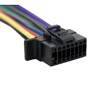 Harmony Audio Compatible with Sony CDX-GT570UP HA-SONY16B Aftermarket Stereo Radio Receiver Replacement Wire Harness Cable