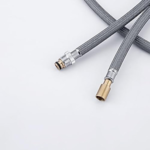 Kitchen Faucet Replacement Hose Fit for Delta RP50390 RP62057 RP74608 DST Faucets Parts, 59in Pull Down Faucet Spray Hose Replace (RP50390 faucet hose)