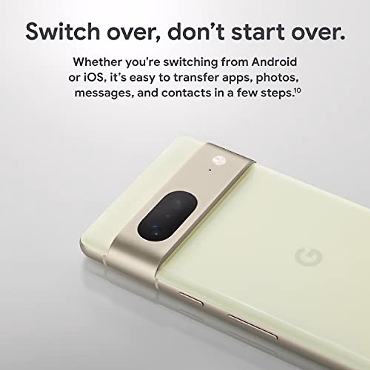 Google Pixel 7-5G Android Phone - Unlocked Smartphone with Wide Angle Lens and 24-Hour Battery - 128GB - Lemongrass