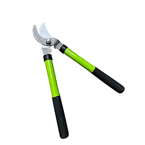 Garden Guru Bypass Loppers Tree Trimmer Clipper – Compact 15 inch High Carbon Steel Blade Gardening Loppers Pruning Shear - Comfort Grip Handles – Heavy Duty Branch Cutter – Cut Thick Branches w Ease