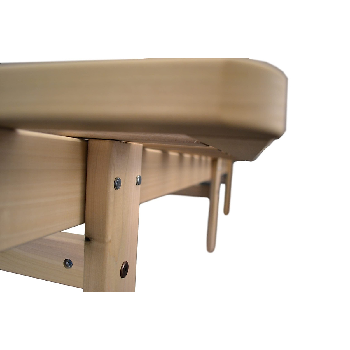 KD Frames Ekko Platform Bed - Queen Bed Frame - Unfinished Wood Bed Frame - Natural, Minimalist Bed - Floating Bed Design - Easy Assembly, No Box Spring Needed - Solid Wood Queen Platform Bed