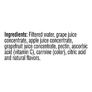 Tropicana 100% Juice, Ruby Red Grapefruit, 10 fl oz (Pack of 24) - Real Fruit Juices, Vitamin C Rich, No Added Sugars, No Artificial Flavors