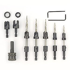 Big Horn 18939#11 5pc. Countersink Set W. L. Fuller 10393011C