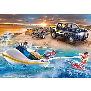 Playmobil Pick-Up with Speedboat