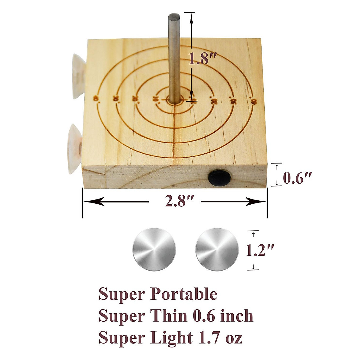 Solar Angle Guide for Lifting Portable and Rigid Solar Panel Efficiency - ActuEgo Solar Angle Finder Solar Tacker Solar Panel Accessories Vertical Incidence Wooden Sun Angle Guide Solar Tools