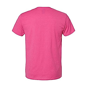 Hanes Unisex Perfect-T T-Shirt-Wow Pink Heather-L